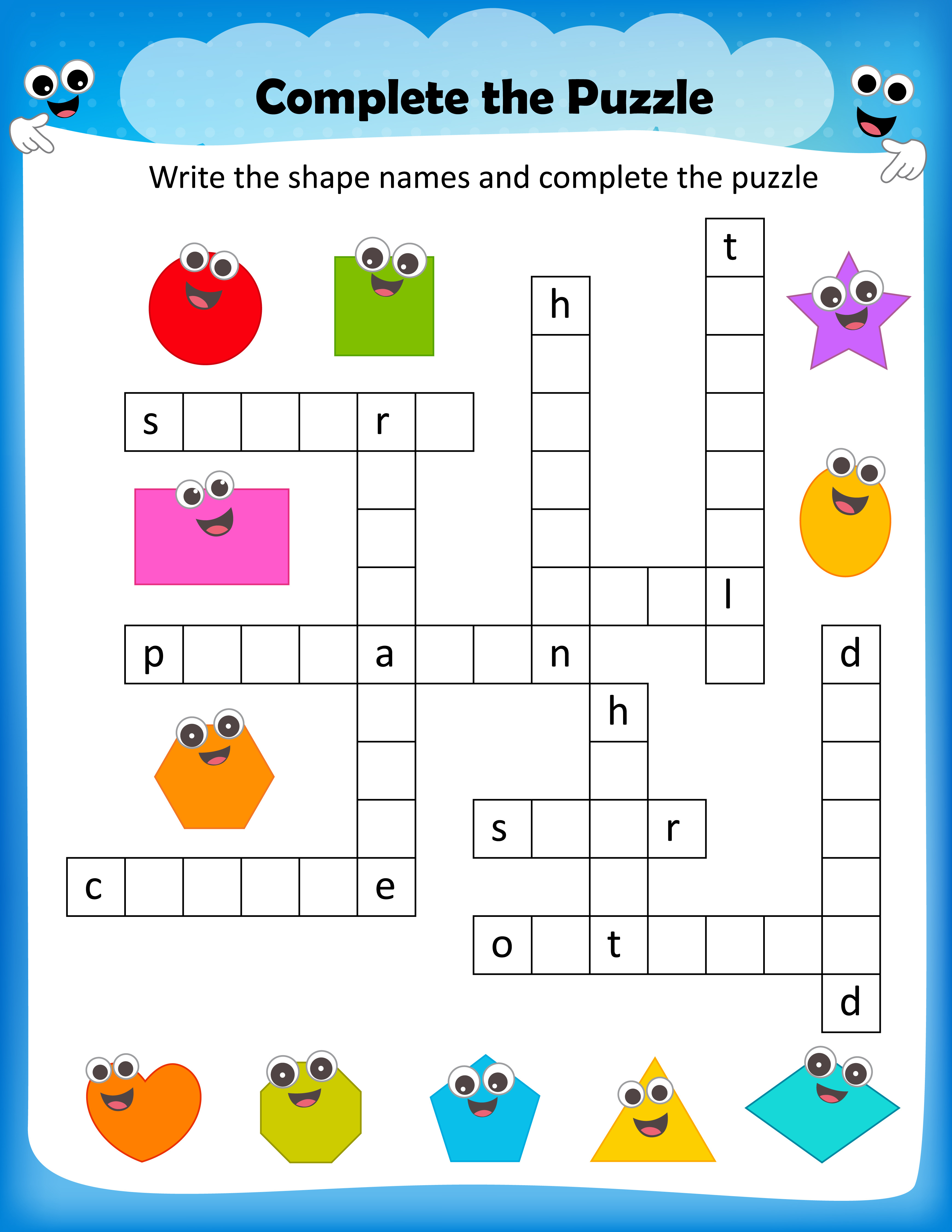 Free Printable Crossword Puzzles For Elementary Students Printable 