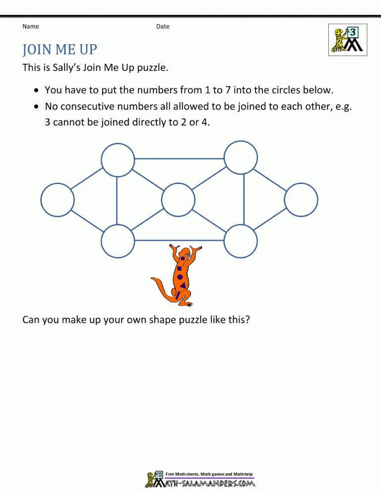 Math Logic Problems Printable Logic Puzzles Grade 6 Printable 