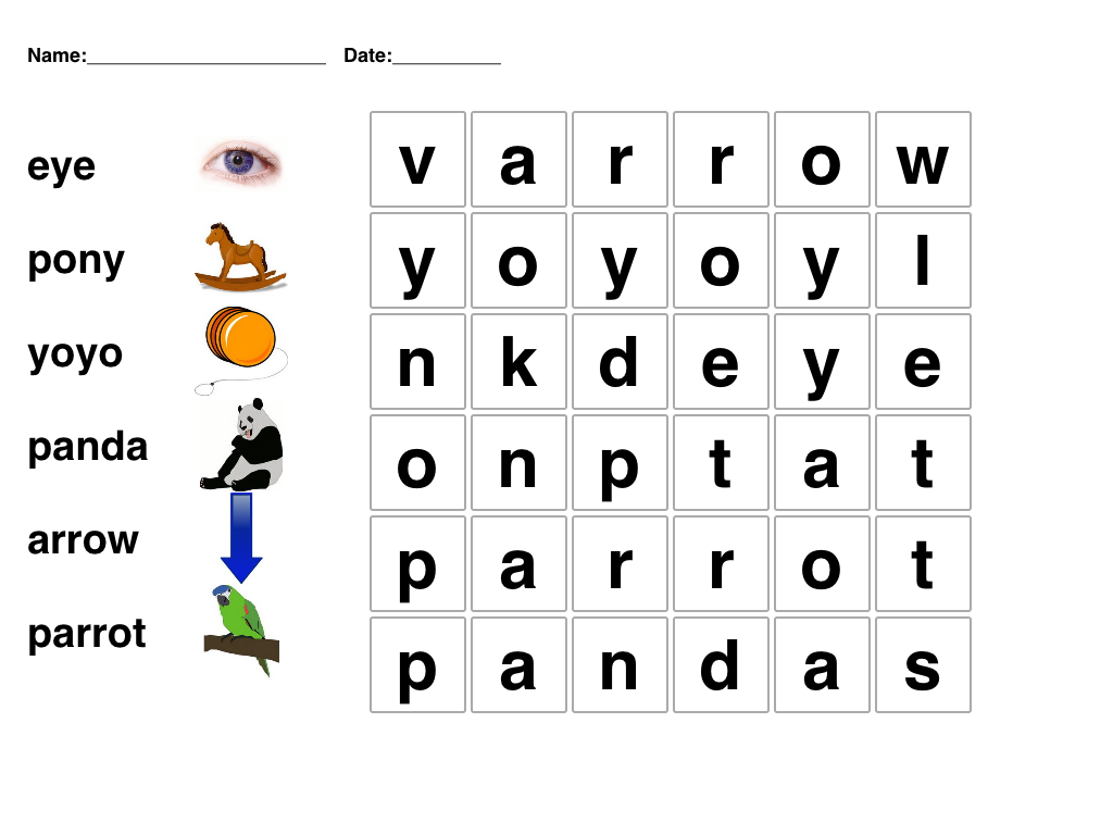 Printable Puzzle Games For Kindergarten Printable Crossword Puzzles
